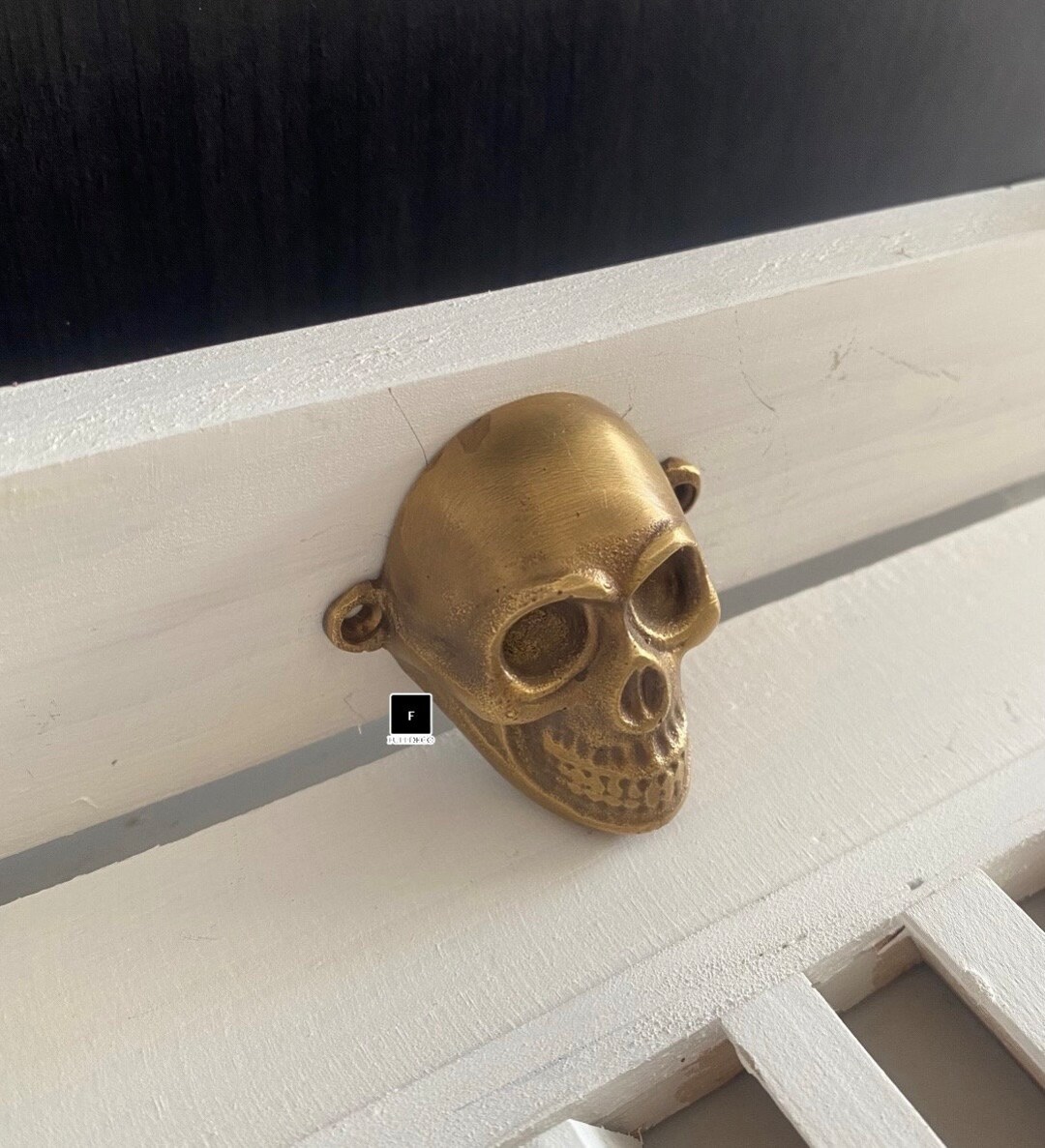 6 Pieces Brass Skull Knob - Heavy Skull Brass Knob - Solid Skull Knob ...