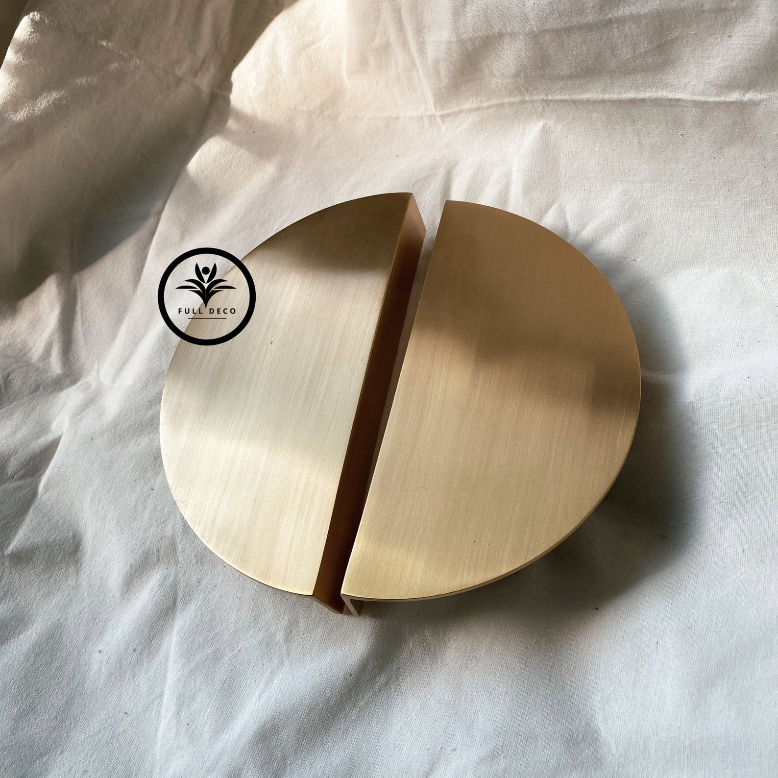 7.8” Diameter Half Round Door Handle - Semi Circle Door Handle ...