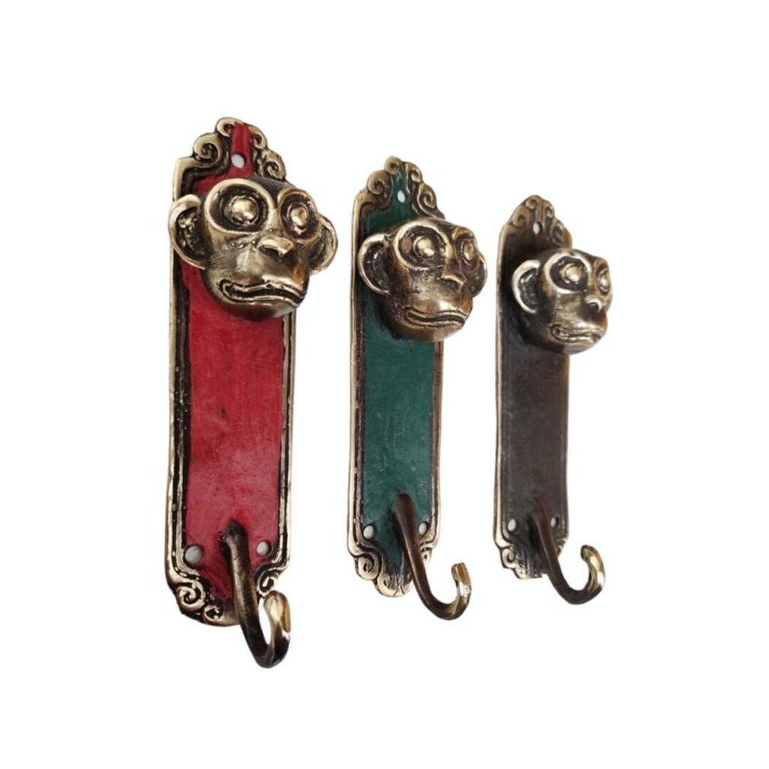 Aesthetic Brass Monkey Hook - Brass Monkey Hook Aesthetic - Monkey Wall ...