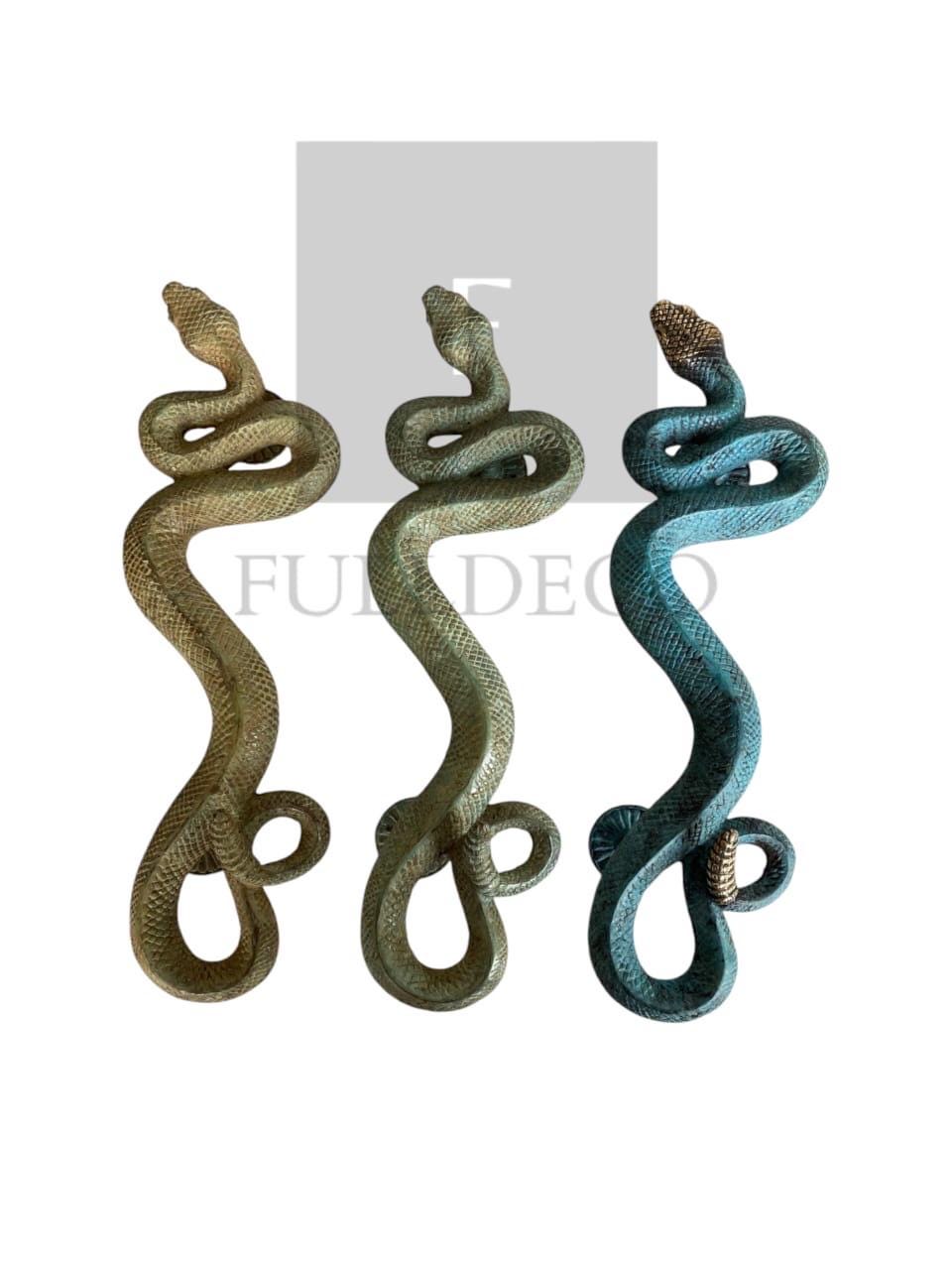 46 Cm Super Giant Snake Brass Door Handle - Creeping Snake Door Handle ...