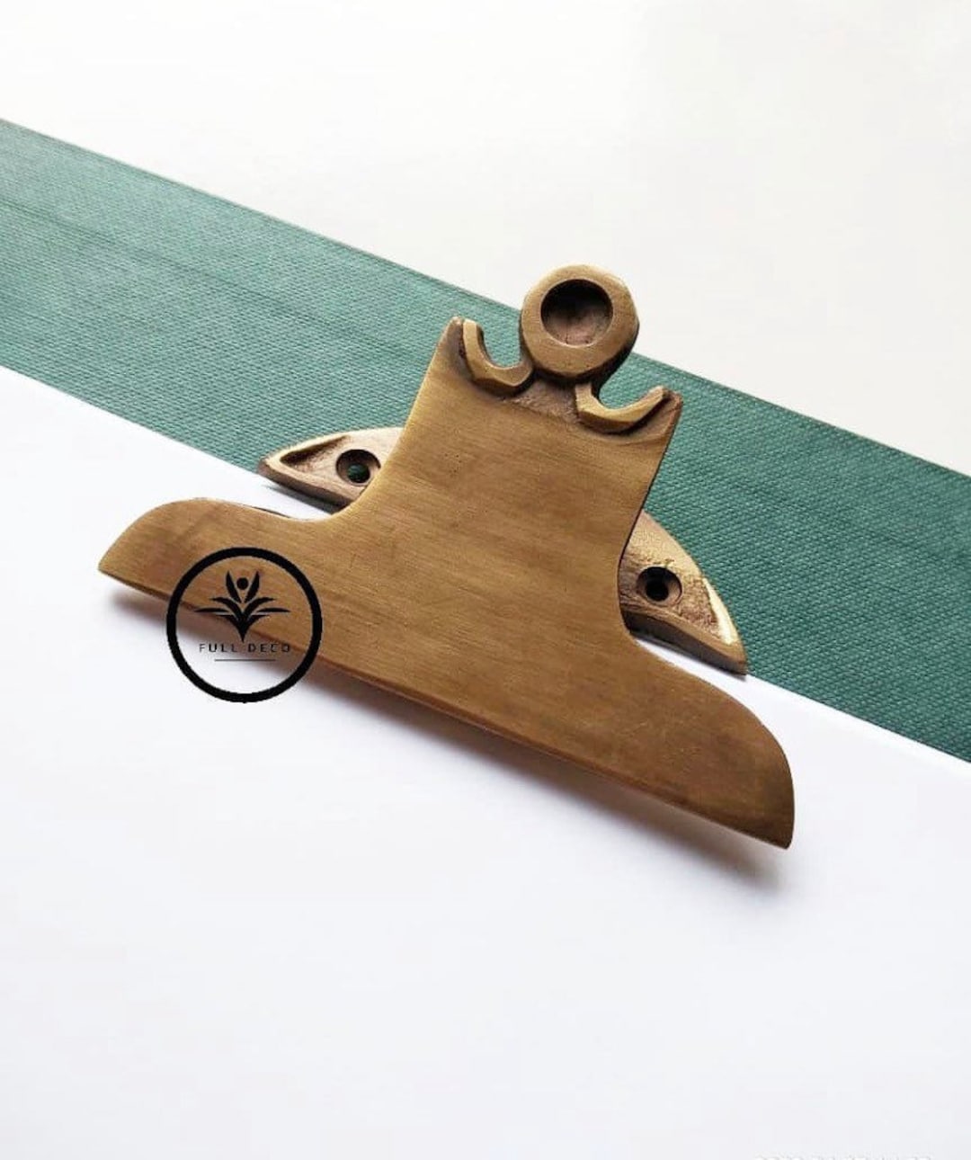 3.1” 3 Pieces of Brass Vintage Paper Clip - Brass Paper Clip Stationary ...