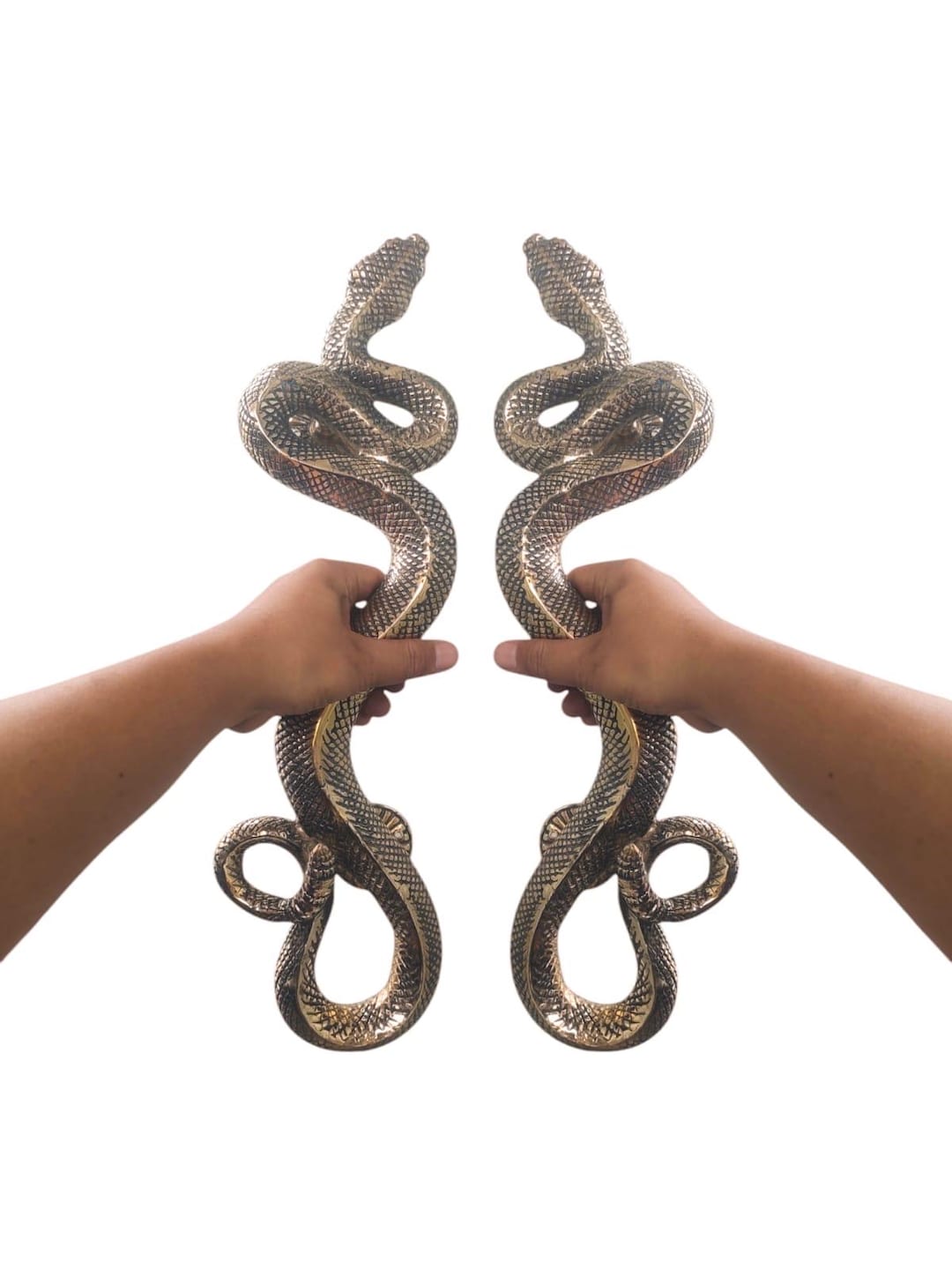 46 Cm Super Giant Snake Brass Door Handle Creeping Snake Door Handle ...