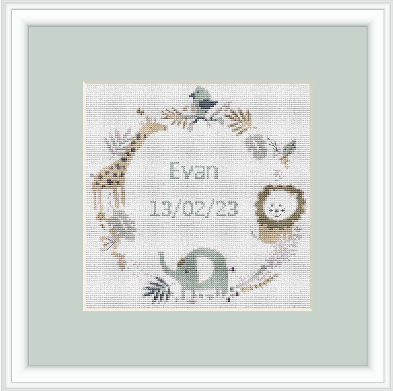 Baby Cross Stitch Pattern, Personalized, Embroidery Card, Baby ...