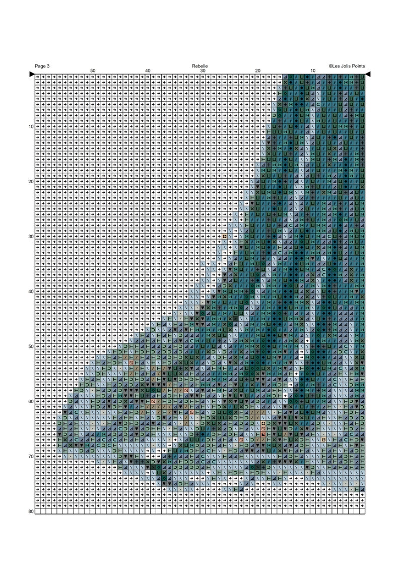 Merida Princess Cross Stitch Pattern Green Dress Princess - Etsy