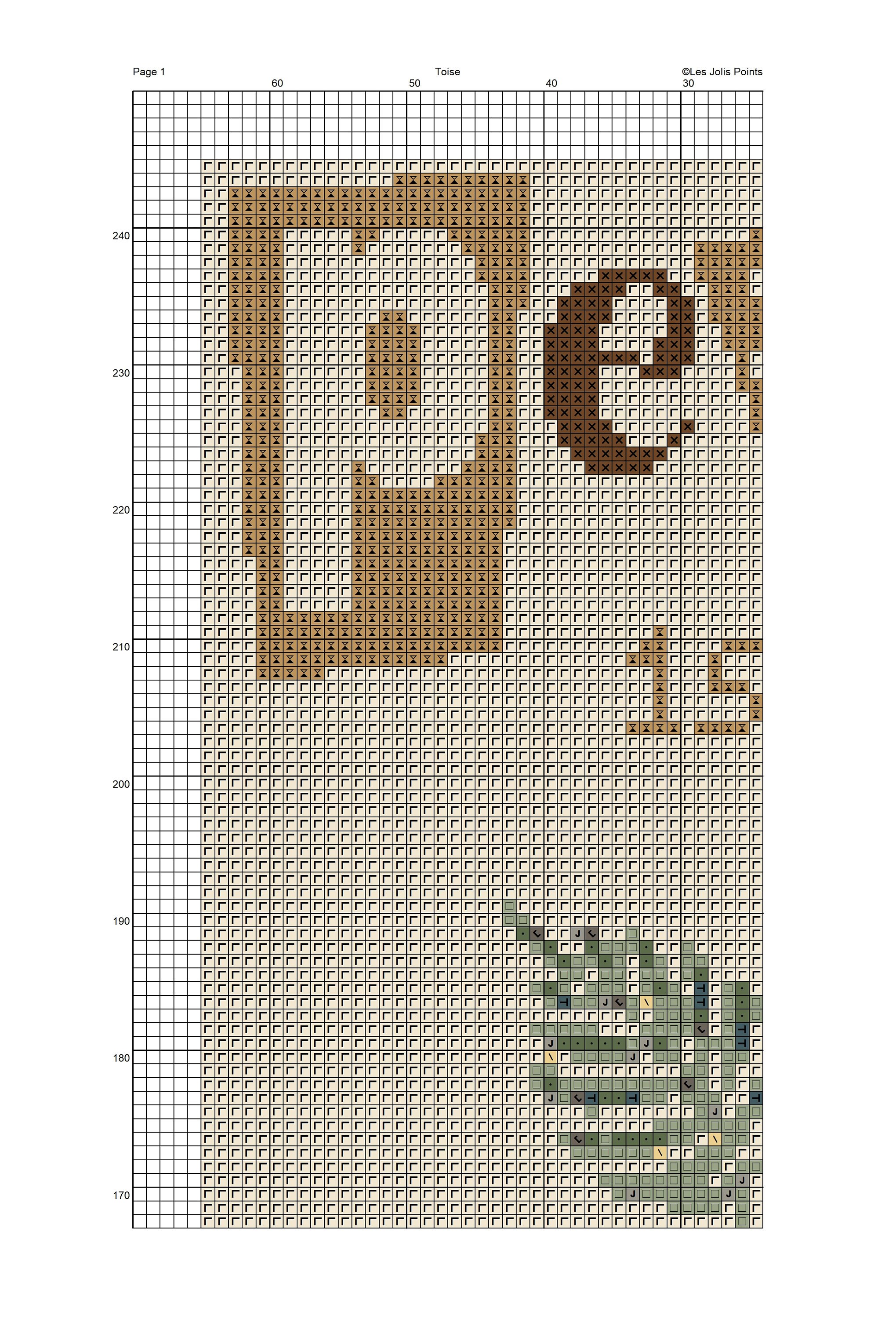 Baby Cross Stitch Pattern, Baby Embroidery Height Rod, Personnalized ...