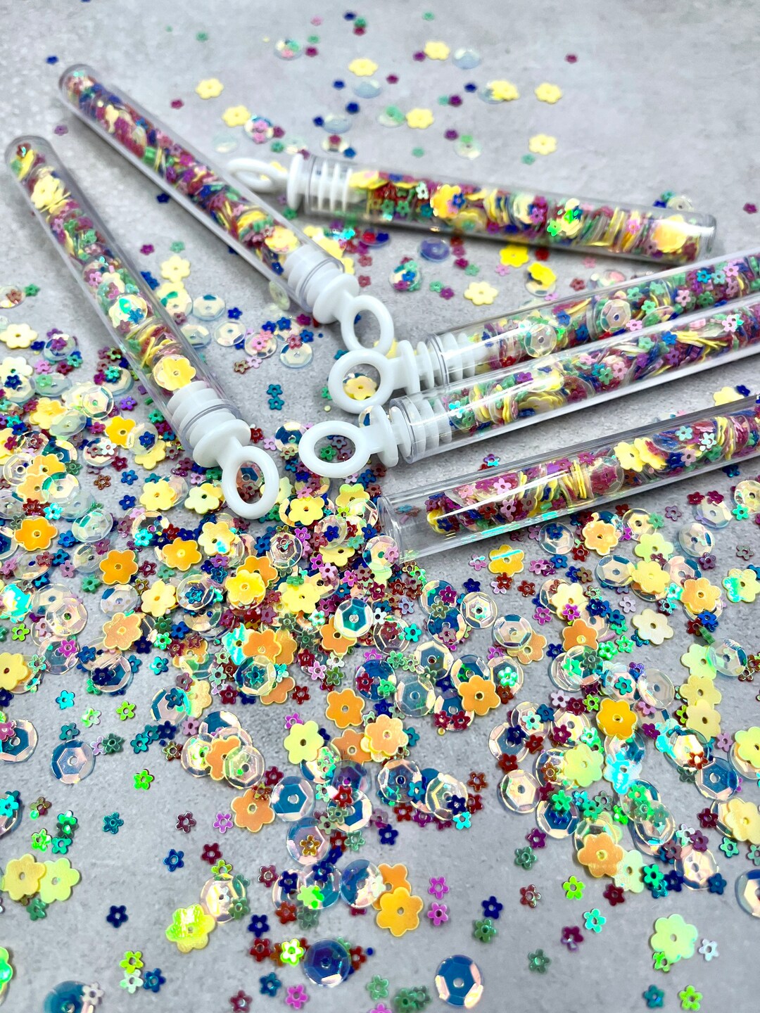 Pixie Sticks Sequins Mix in Bubble Tubes - Etsy