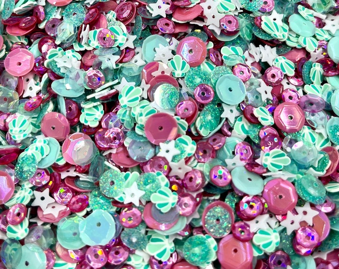 Ocean Shells Sequins Mix - Etsy