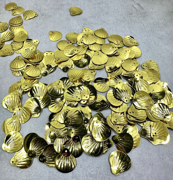 Gold Shell sequins