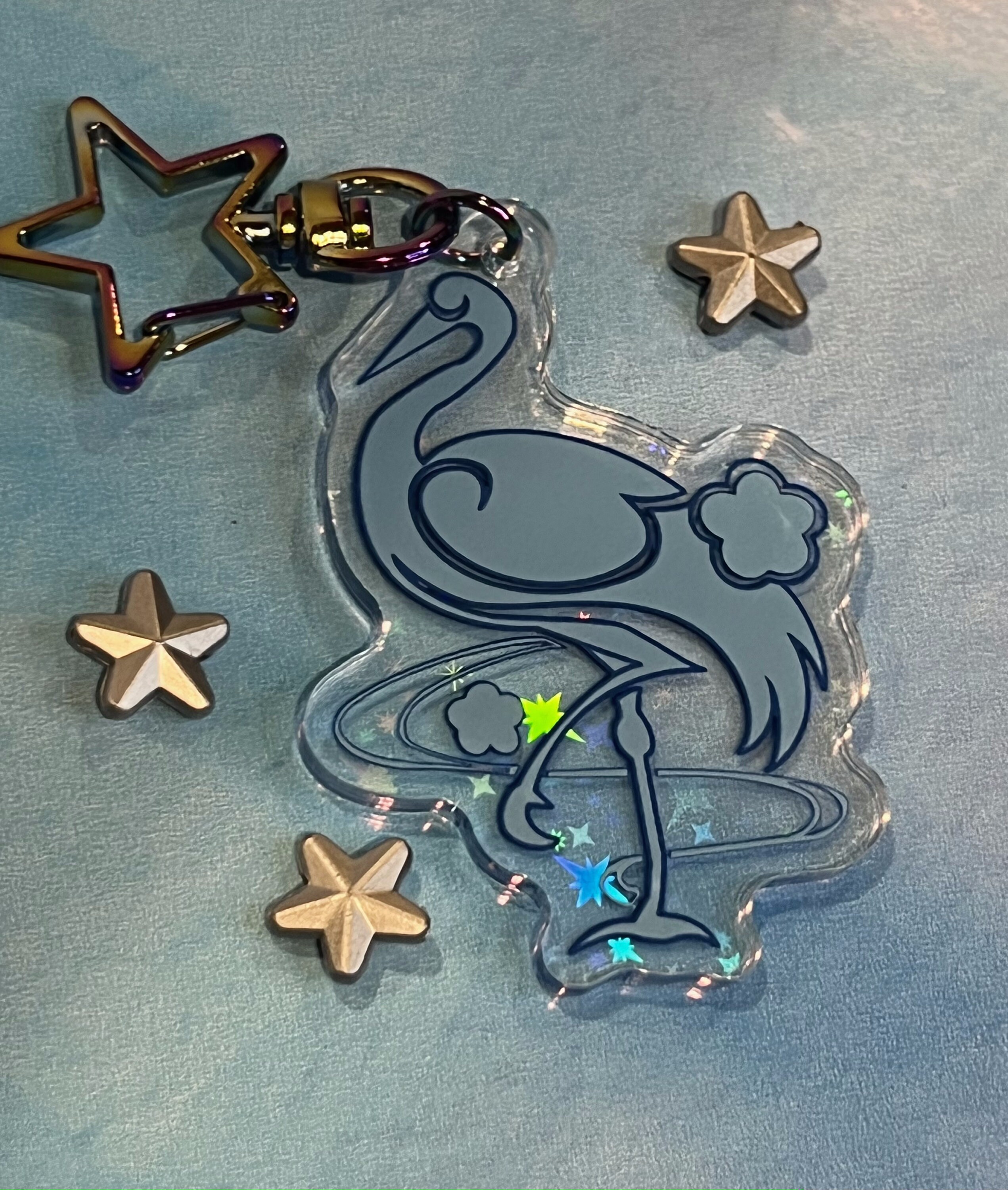 Cryo / Hydro Genshin Constellation Keychains - Etsy