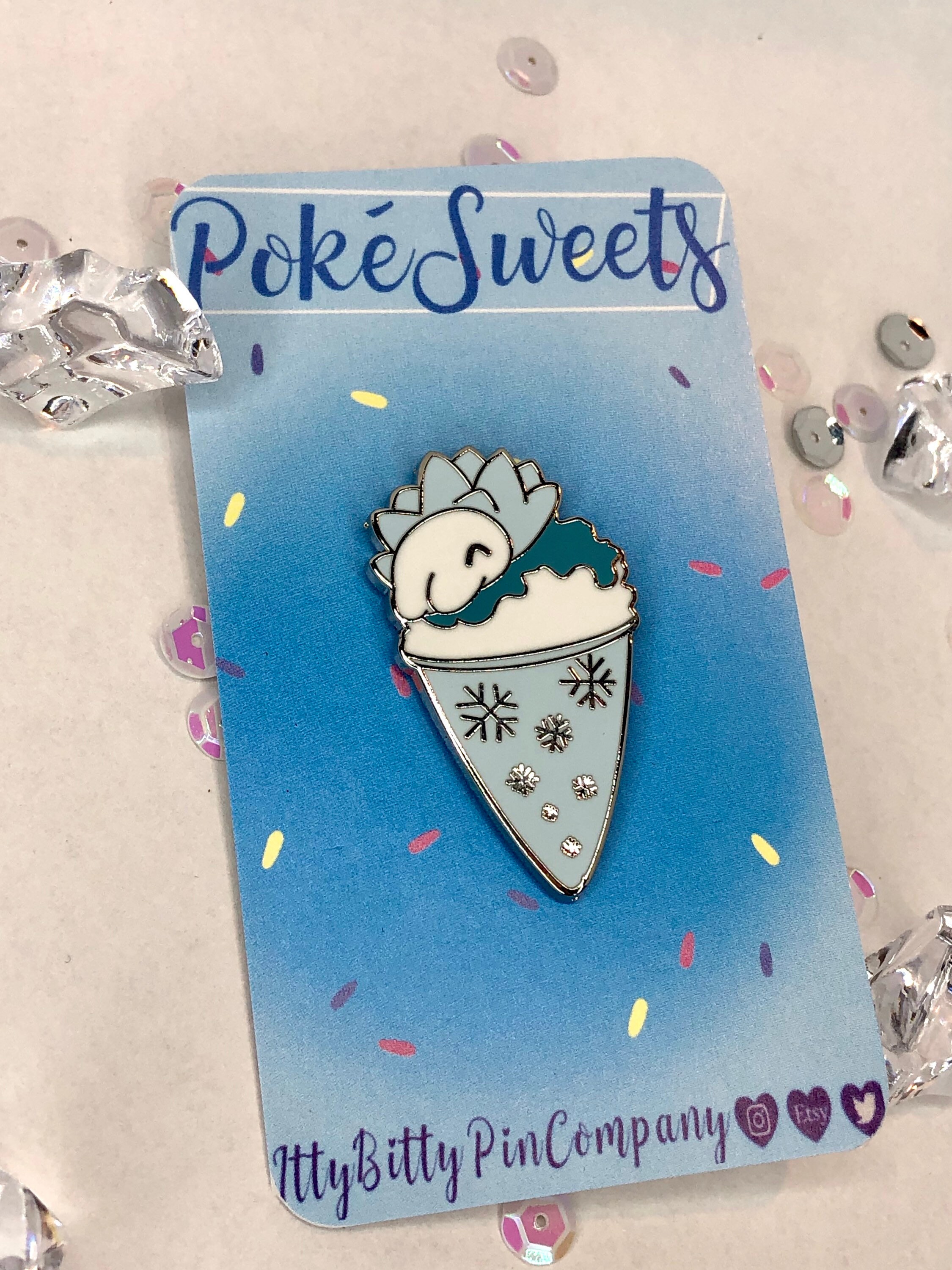 Snom Cone Snom Pokésweets Pokémon Enamel Pin - Etsy