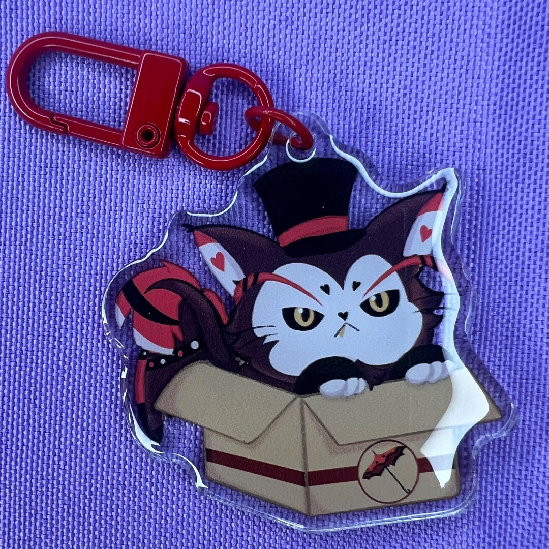 Husk Kitty Keychain | Hazbin Hotel - Etsy
