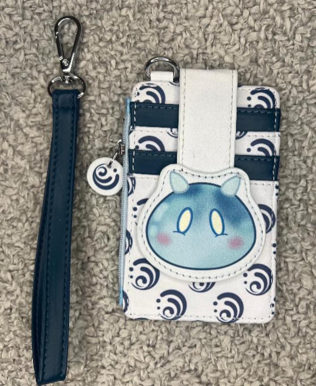 Hydro Slime Cardholder Wallet | Genshin Impact - Etsy