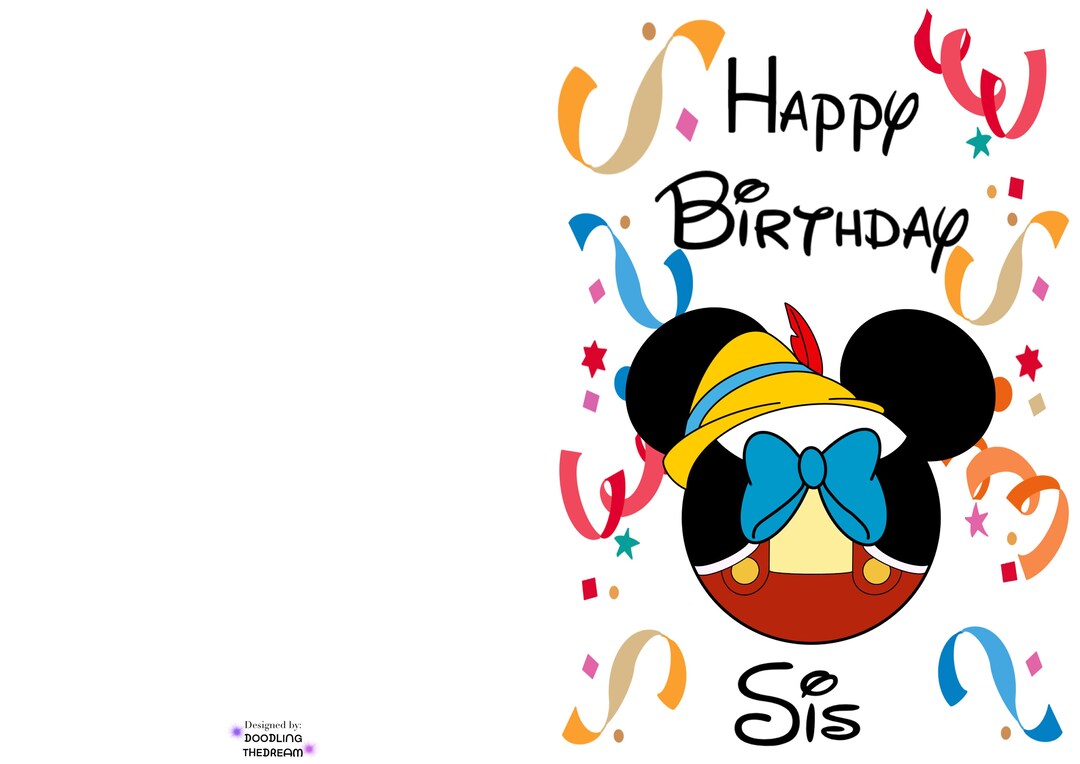 Personalised Birthday Character Cards - Etsy