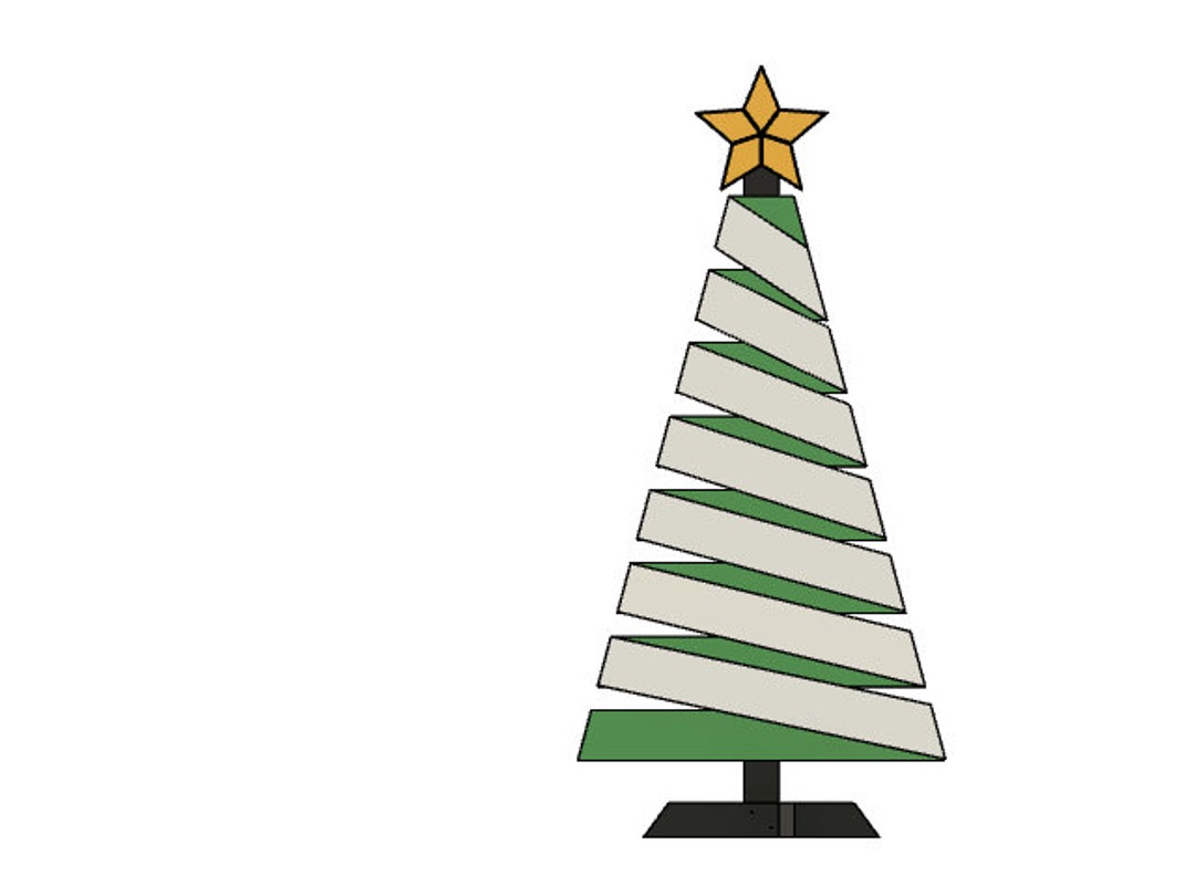 Spiral Christmas Tree, Christmas Tree, Wooden Spiral Christmas Tree ...