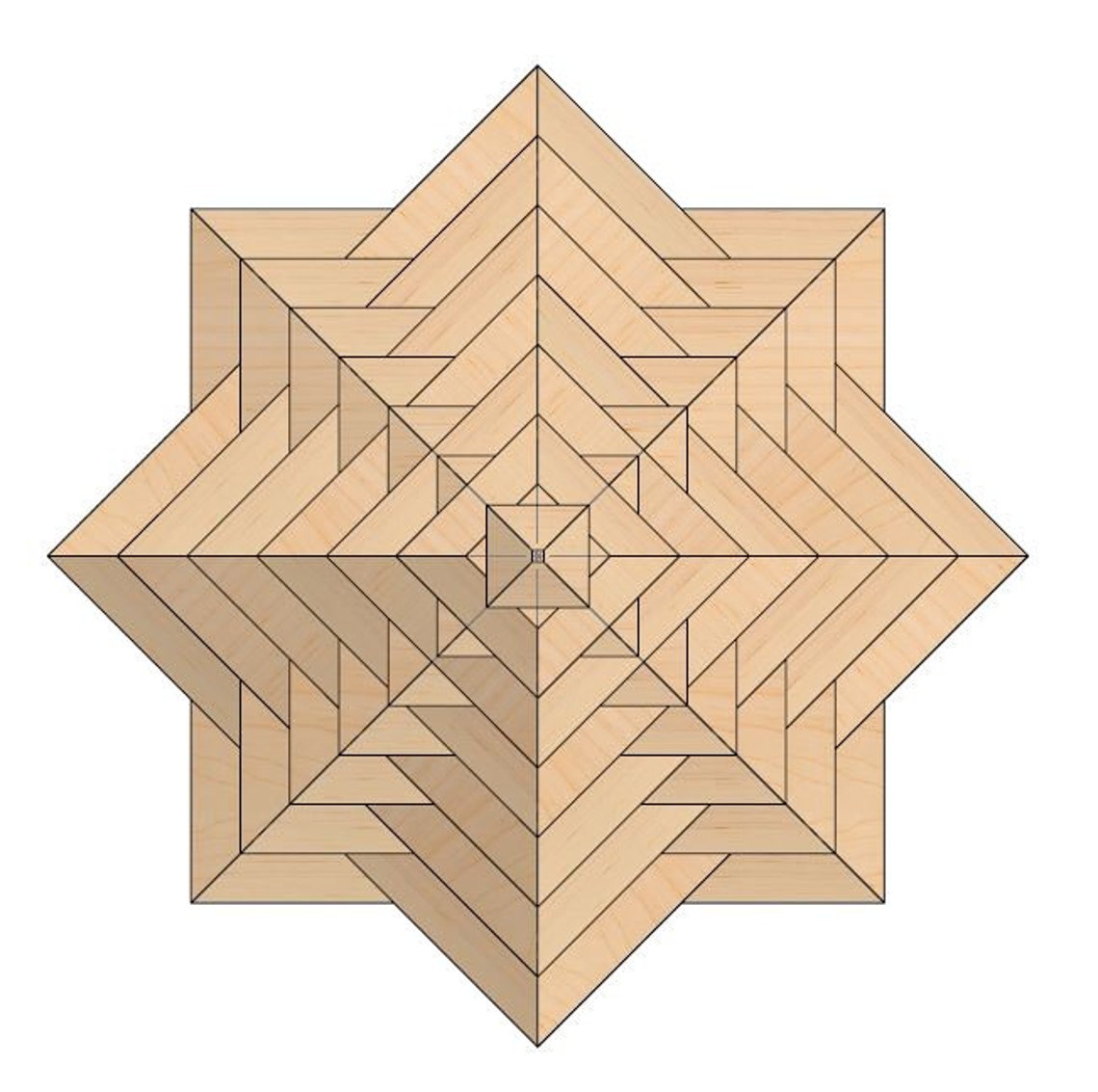 Geometric Christmas Tree. Christmas Tree, Christmas, Build Plans, Tree ...