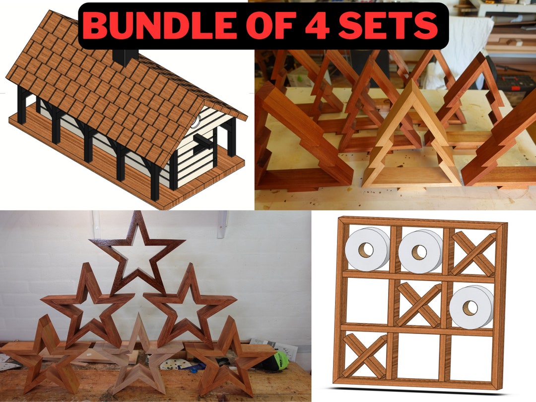 Bundle Plans, Wooden Star, Martin House, Design Plans, Tic Tac Toilet ...