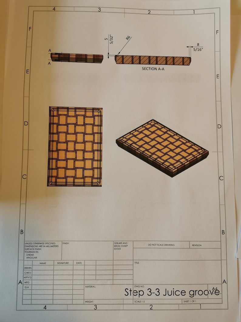 Endgrain Cutting Board, End Grain Cutting Board Designs, Unique 3d ...