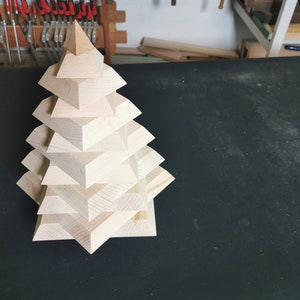 Geometric Christmas Tree. Christmas Tree, Christmas, Build Plans, Xmas ...
