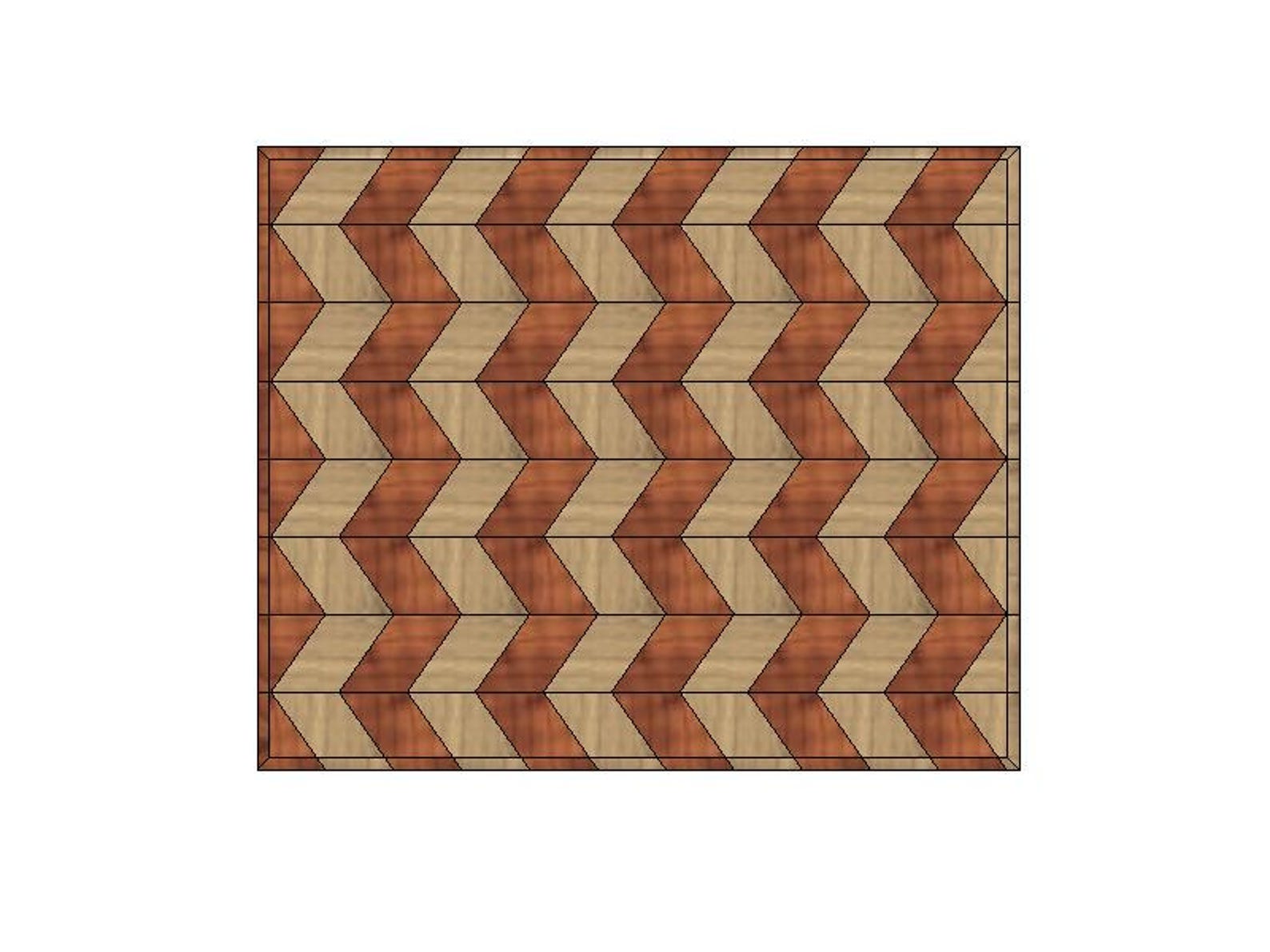 Chevron Cutting Board, Build Plans, Cutting Board,3d Plans, Cutting ...
