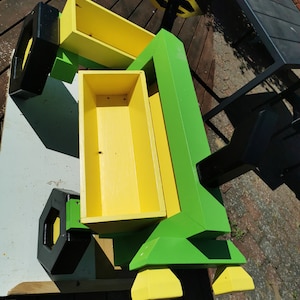 Tractor Garden Planter, Planter, Planterbox, Build Plans, Diy, Drawings ...