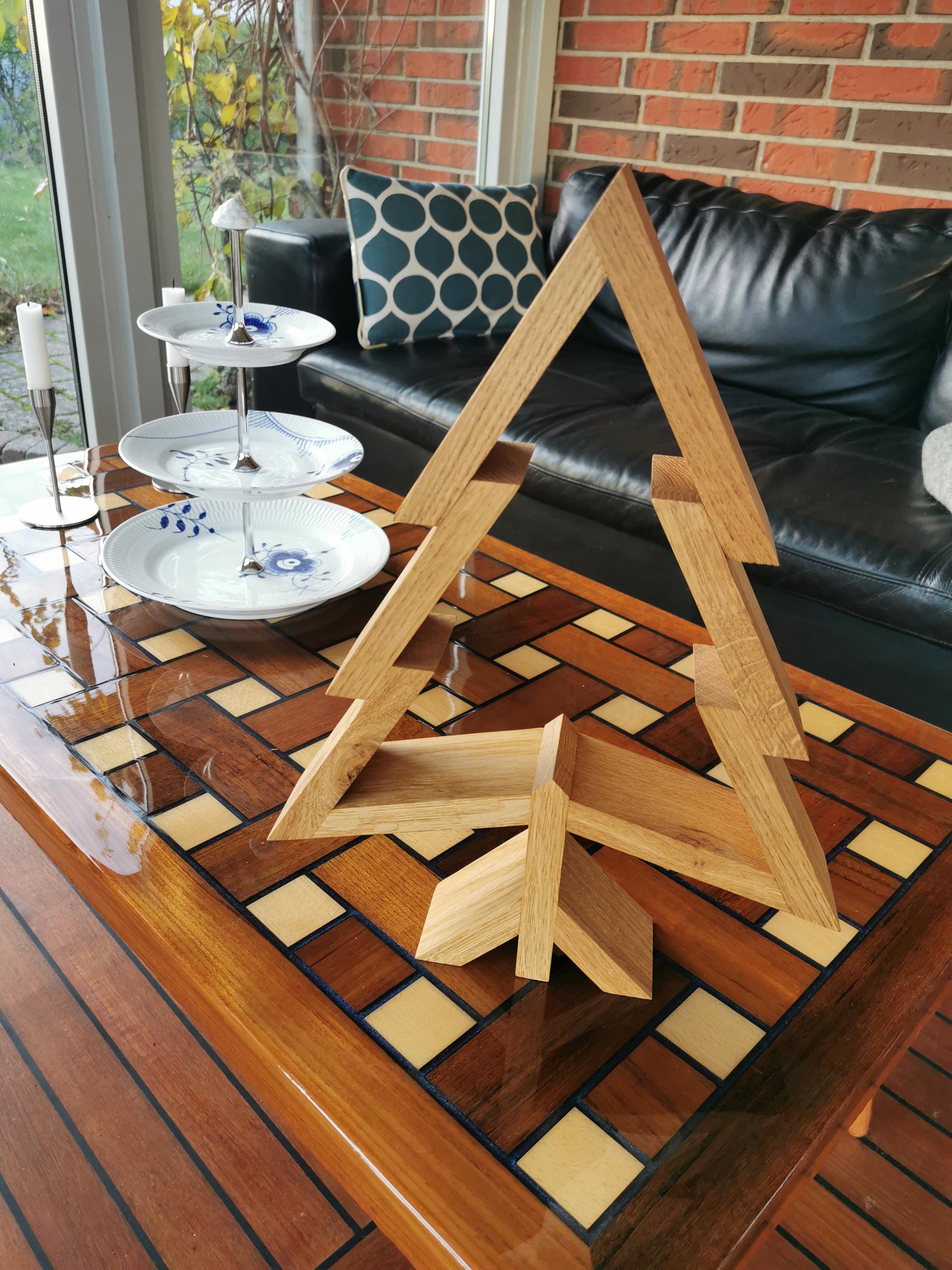Wooden Christmas Tree, Christmas Decoration, Blueprints, Tree Plans ...