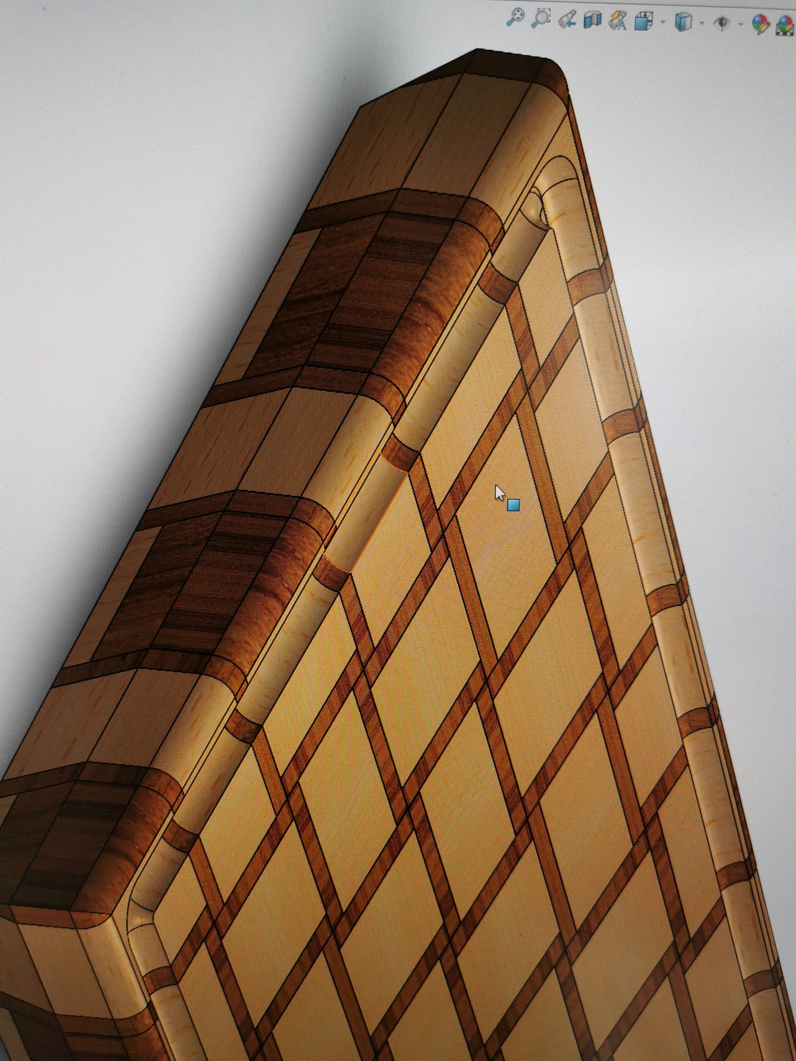 Endgrain Cutting Board, End Grain Cutting Board Designs, Unique 3d ...