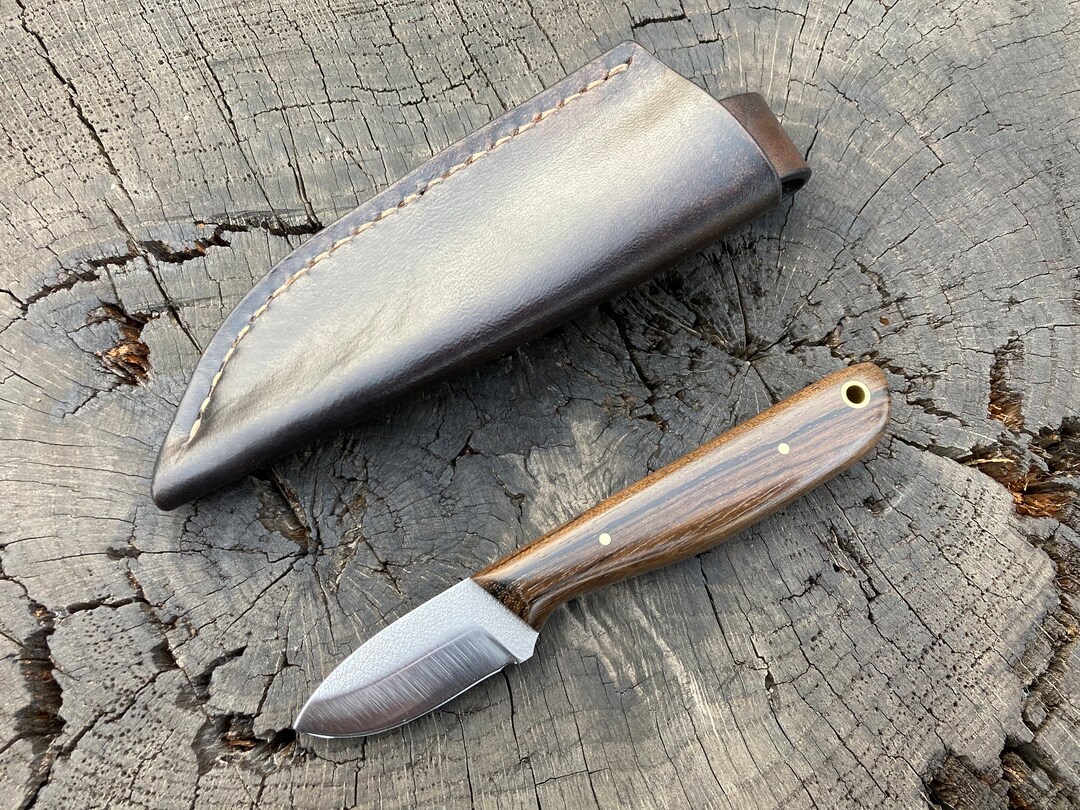 Small Full Tang Handmade EDC Knife With Sheath2 - Etsy