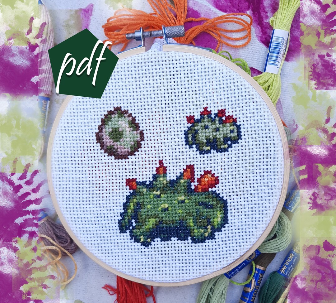 Stardew Valley Cross Stitch Dino Pattern // Pepper Rex // Dino Egg - Etsy