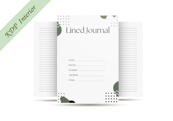 Kdp Interior, Lined Paper, Kdp Template, Journal Pages, Printable ...