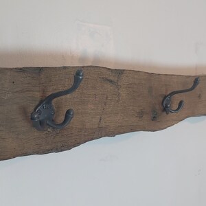 Reclaimed Wooden Beam Coat Rack - Etsy