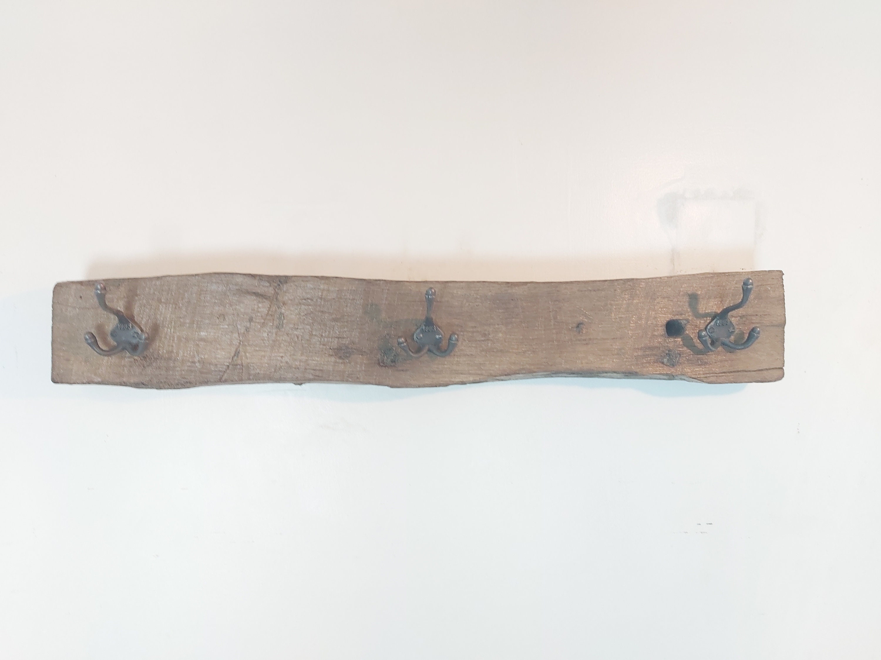 Reclaimed Wooden Beam Coat Rack - Etsy