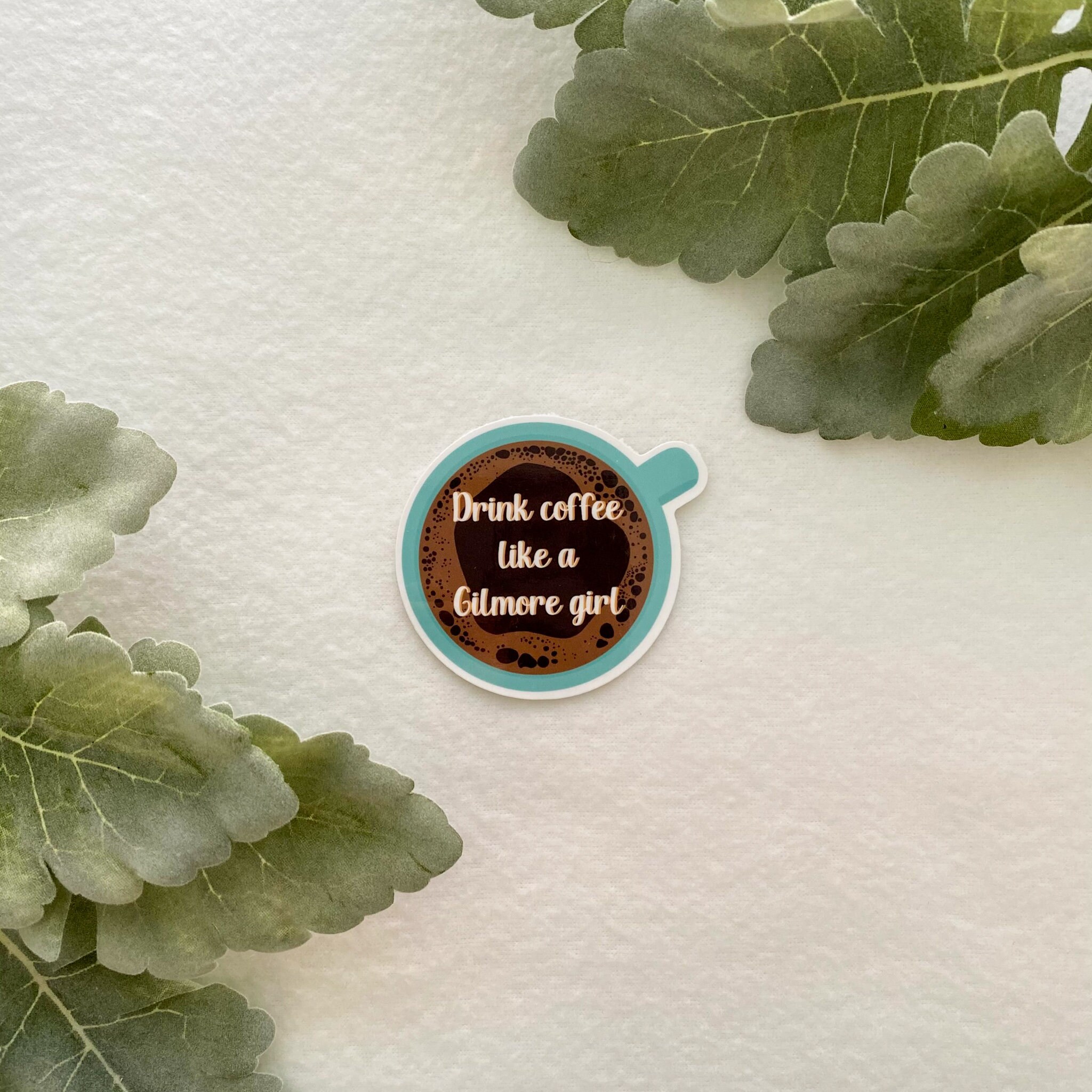 Drink Coffee Like a Gilmore Girl Sticker - Etsy UK