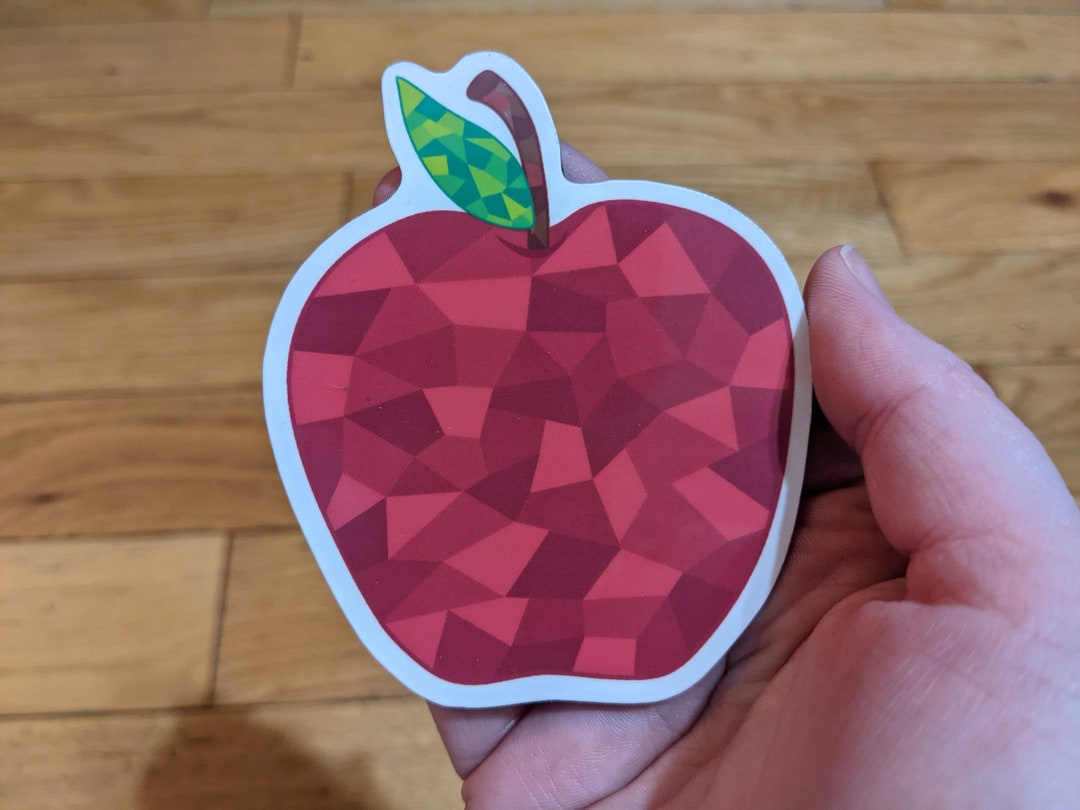 Apple Magnet / Sticker - Etsy