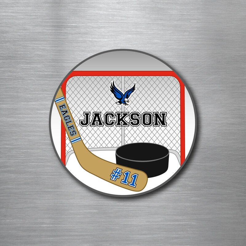 Hockey Magnet - Etsy
