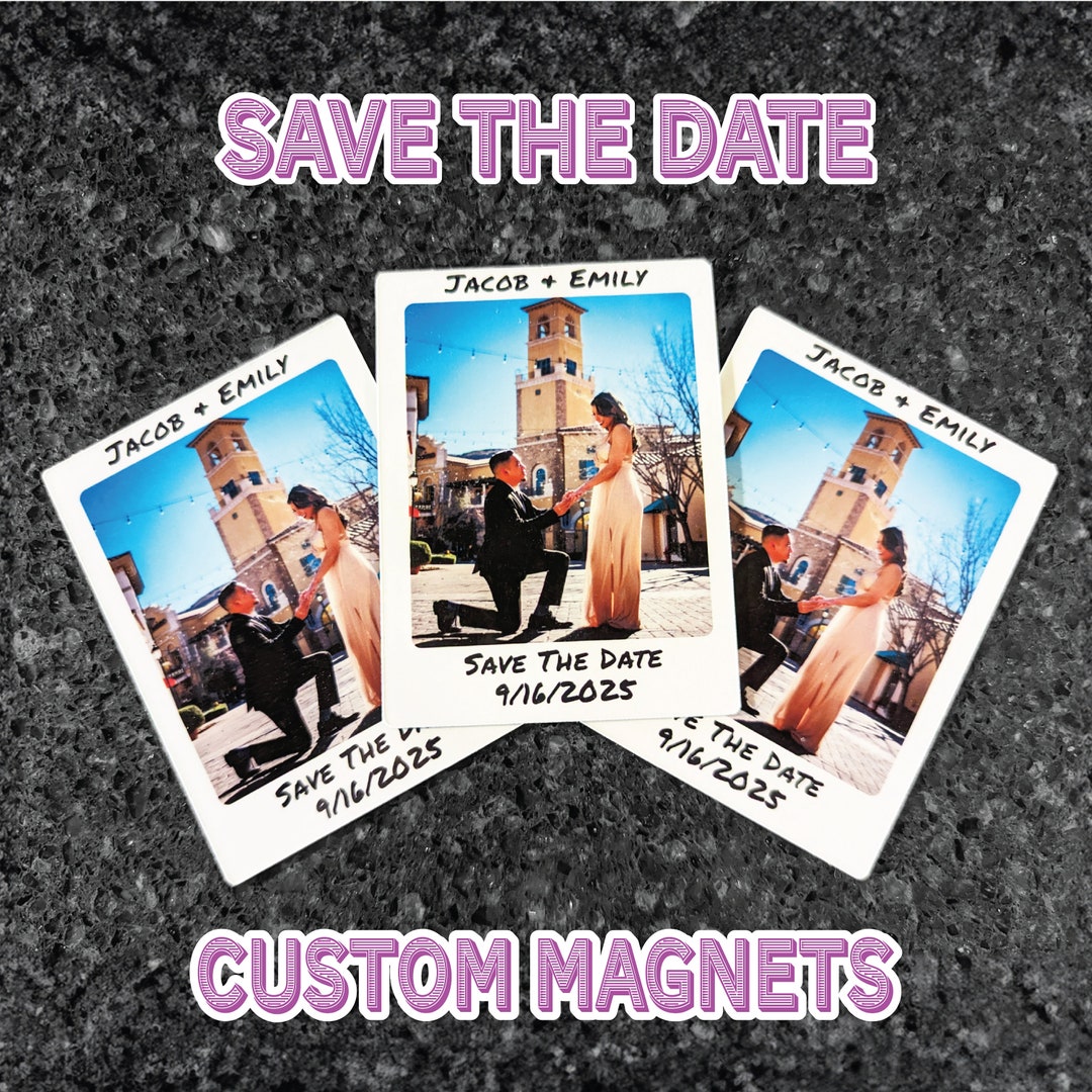 Custom Save the Date Wedding Magnets 2.5 X 3.25 - Etsy