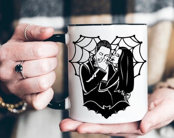 Morticia Addams Tea Cup - Etsy