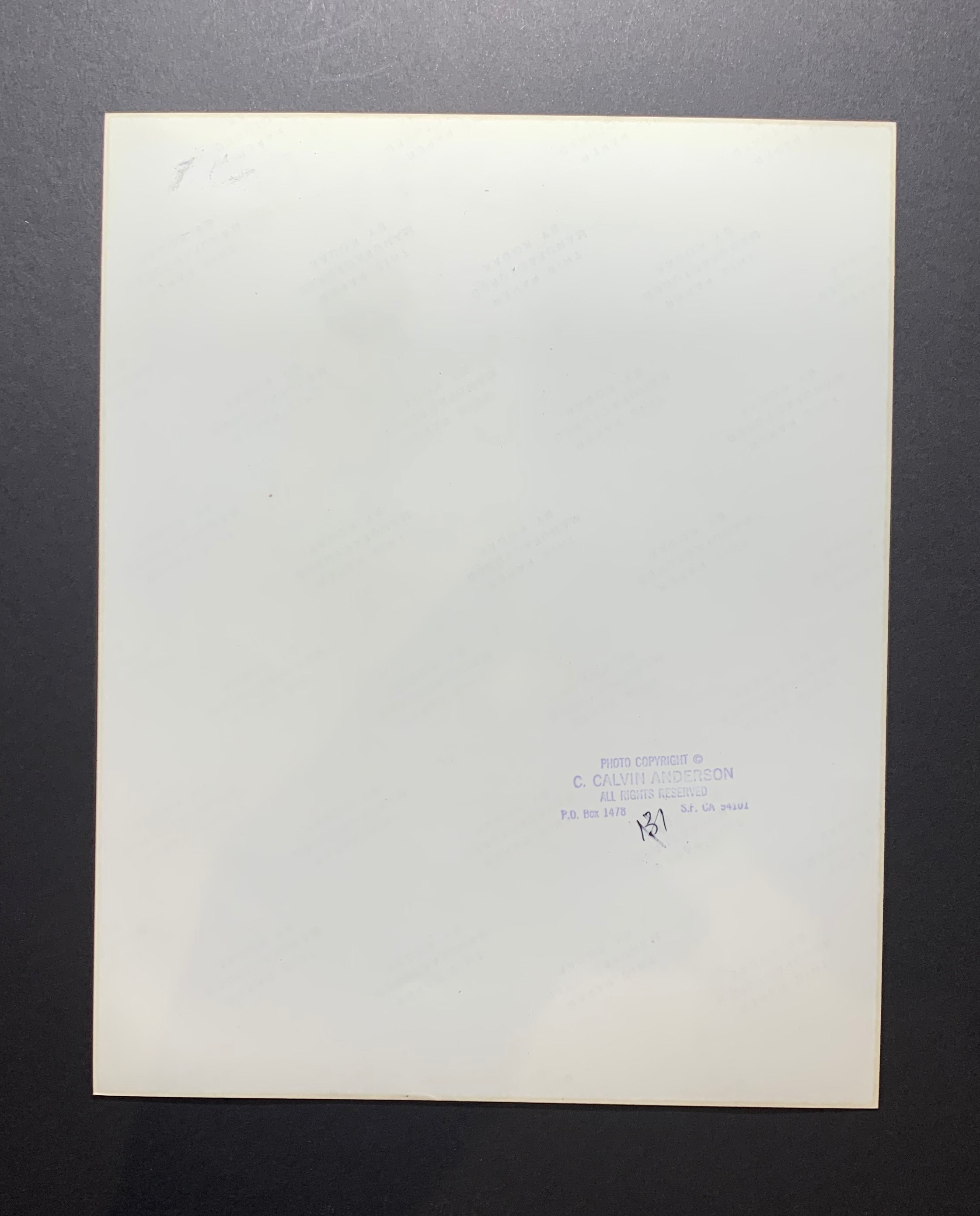 Original Photo Beefcake. Big Size. Photographer C.calvin Anderson ...