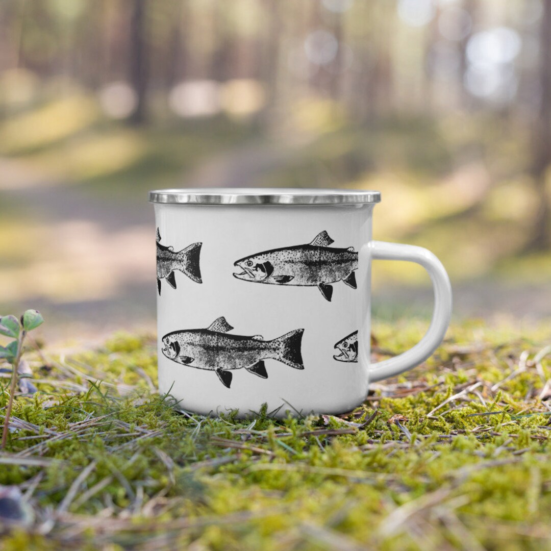 Salmon/trout Camp Mug - Etsy