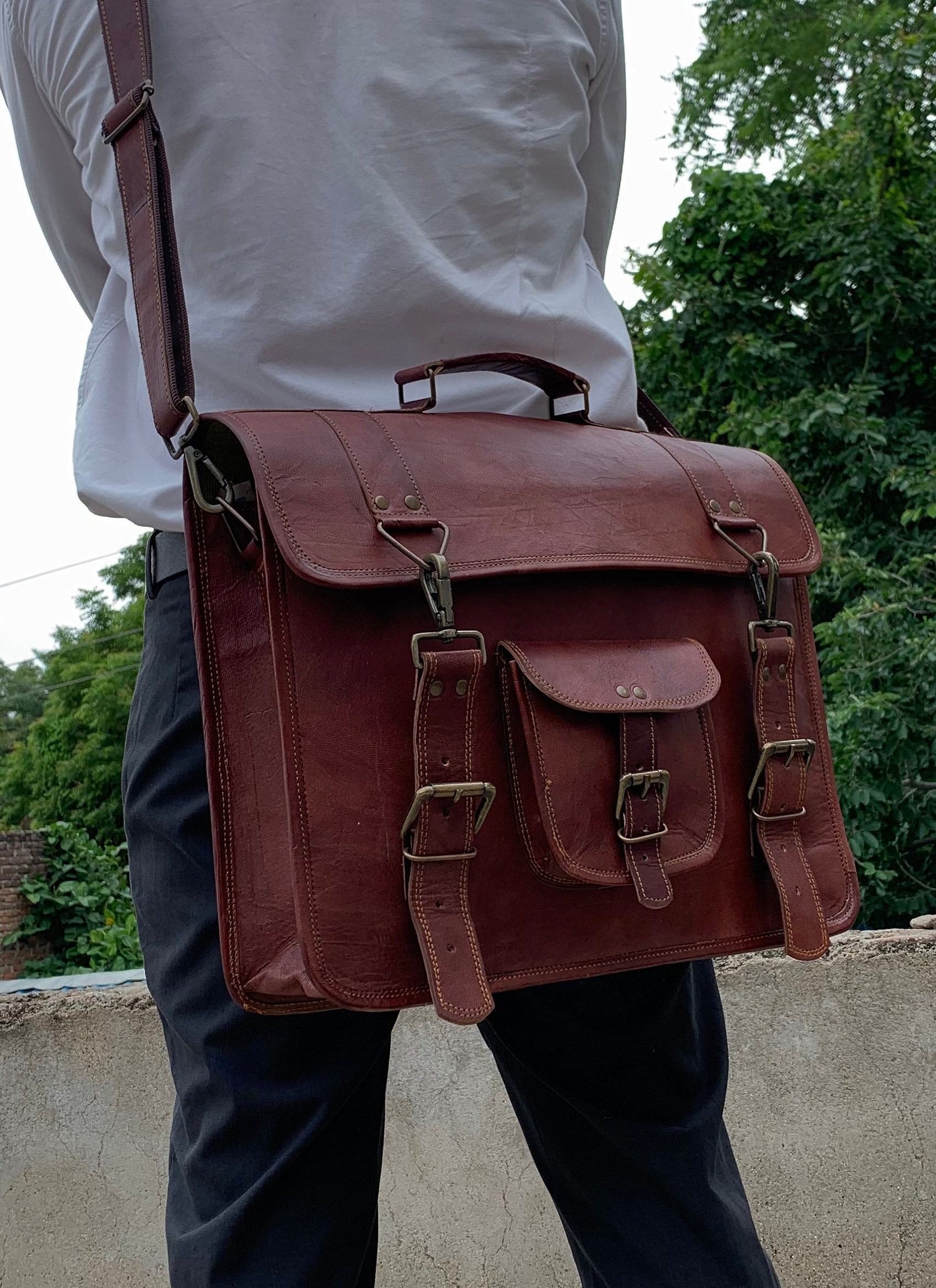 Convertible Backpack Men's Messenger Bag 16 Inch | Etsy