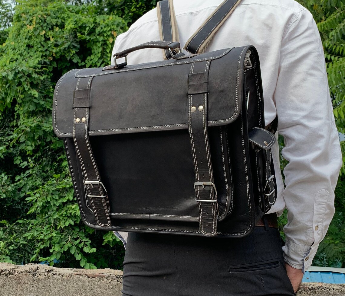 18 Convertible Laptop Messenger Bag for Men Women - Etsy