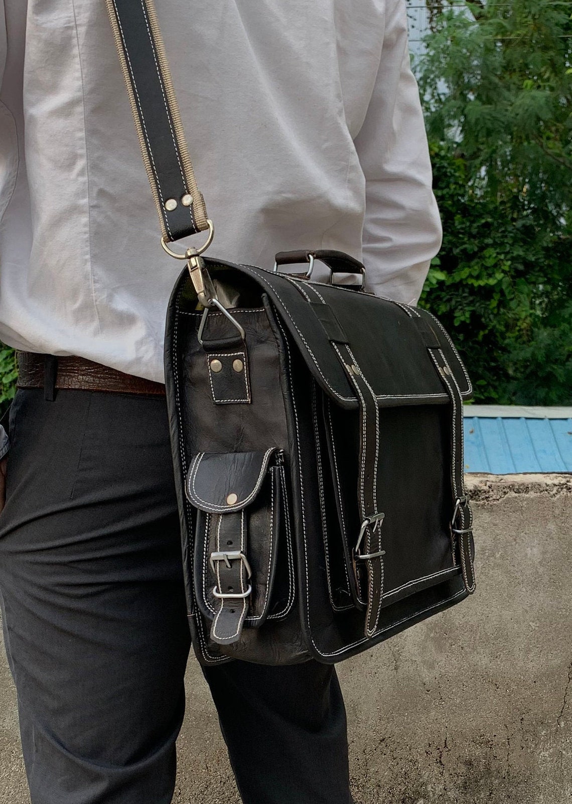 18 Convertible Laptop Messenger Bag for Men Women - Etsy