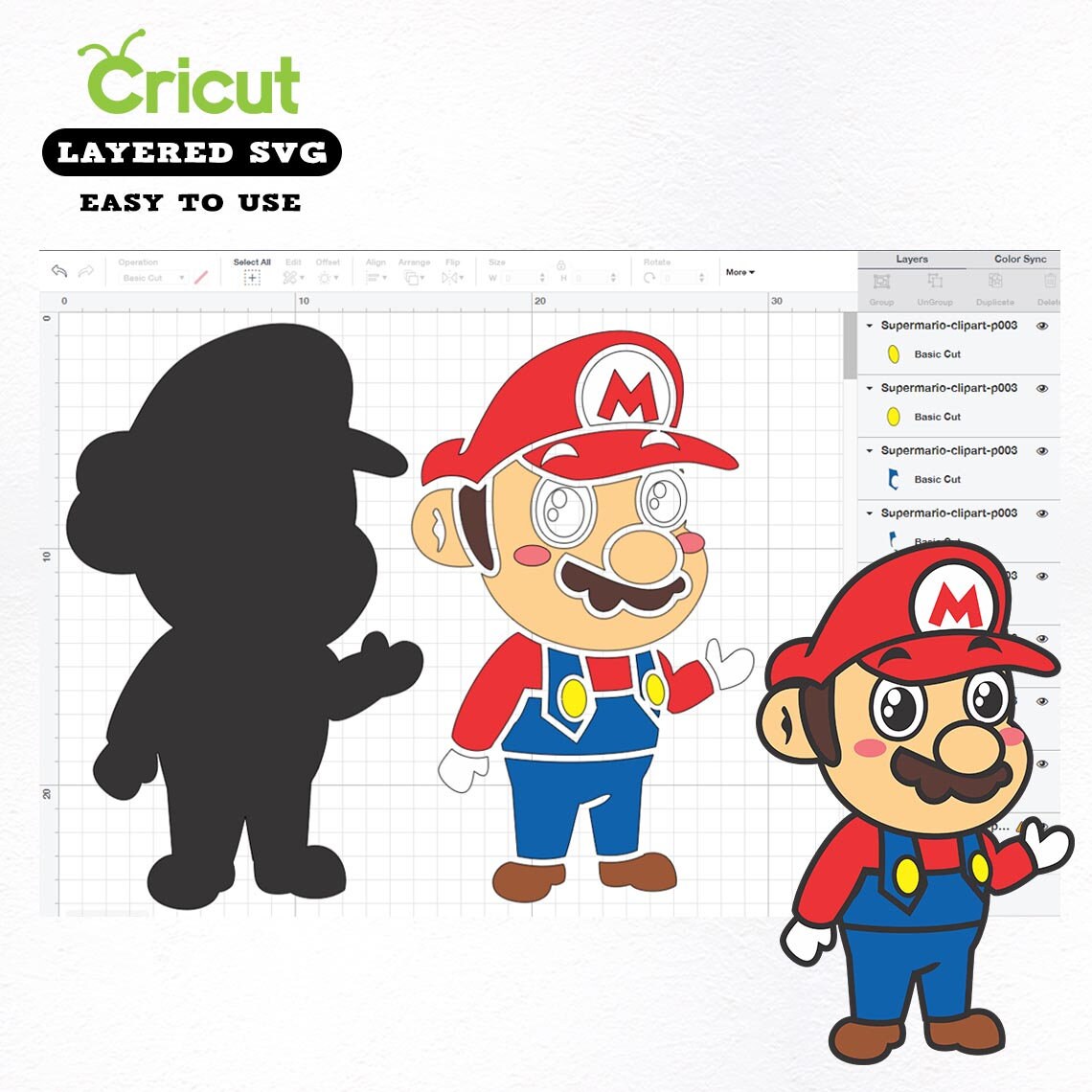 Super Mario Svg, Mario Baby Svg, Super Mario Cute Clipart, Super Mario ...