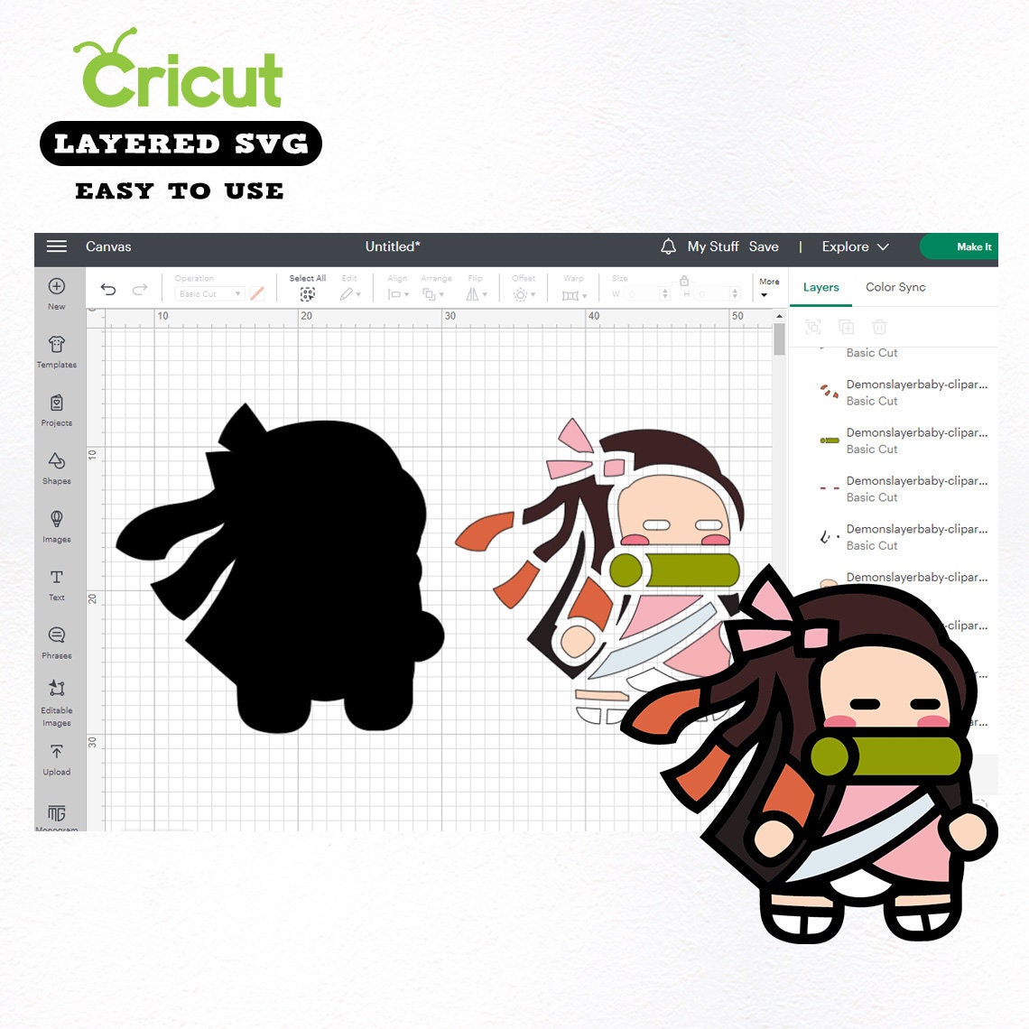 Demon Slayer Baby Svg Nezuko Clipart Nezuko SVG Mitsuri - Etsy Australia