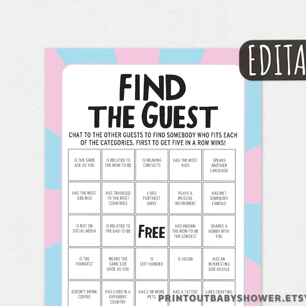 Reveal Party Game - Etsy