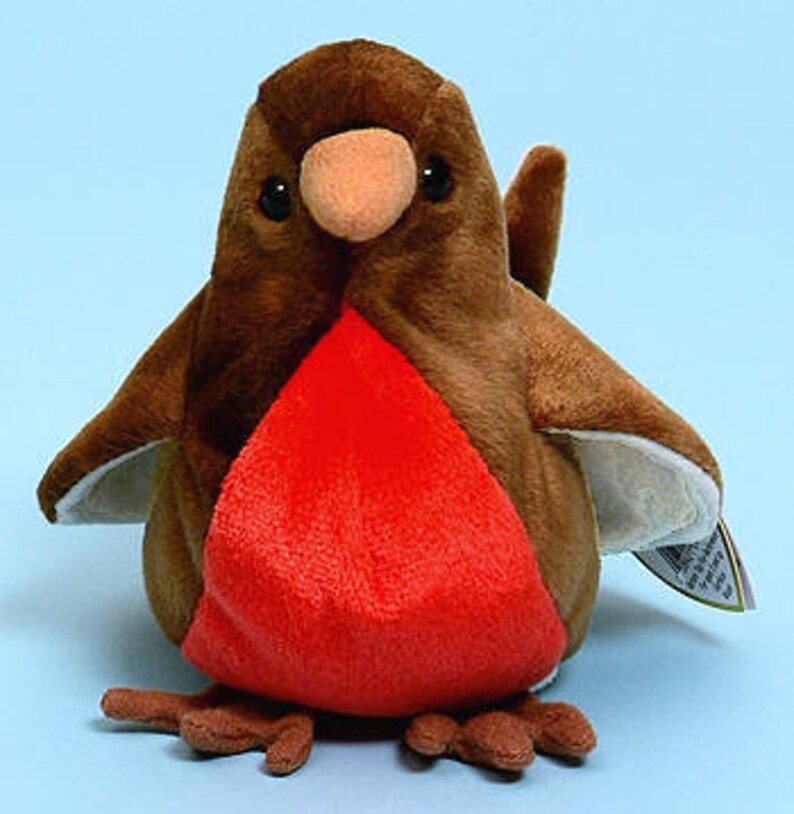 Ty Early the Robin Beanie Babies - Etsy