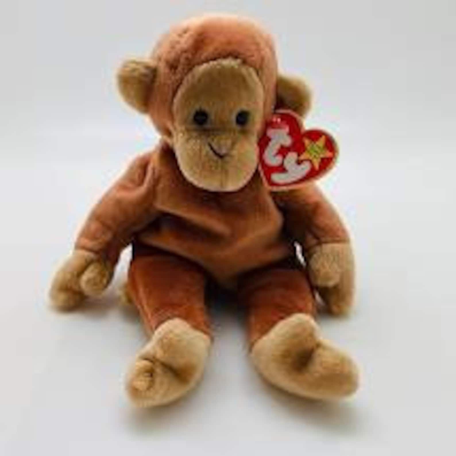 Ty Bongo Monkey Beanie Babies 7.5 In. - Etsy