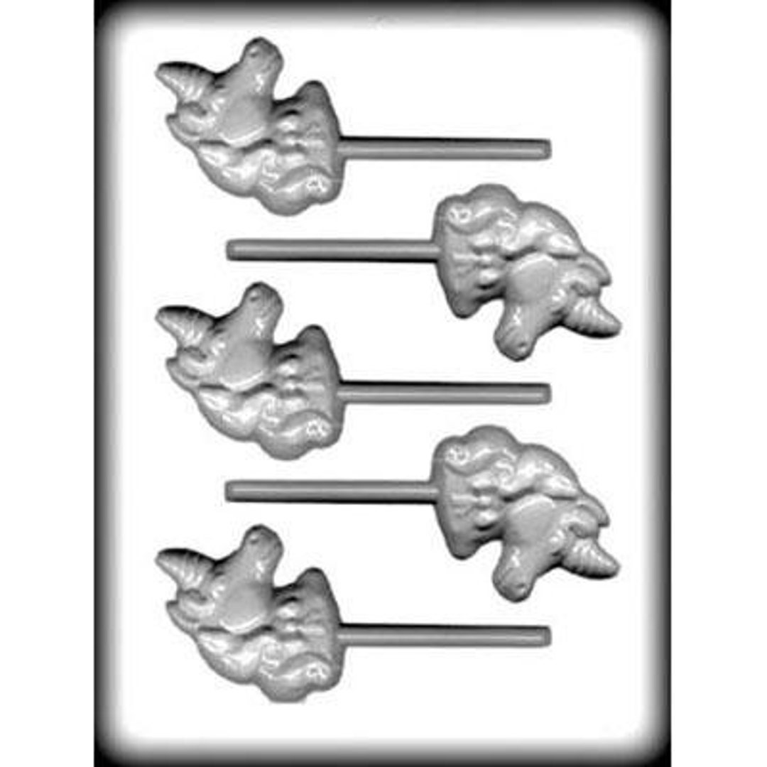 Unicorn Head Lollipop Sucker Candy Mold 5 Cavities - Etsy