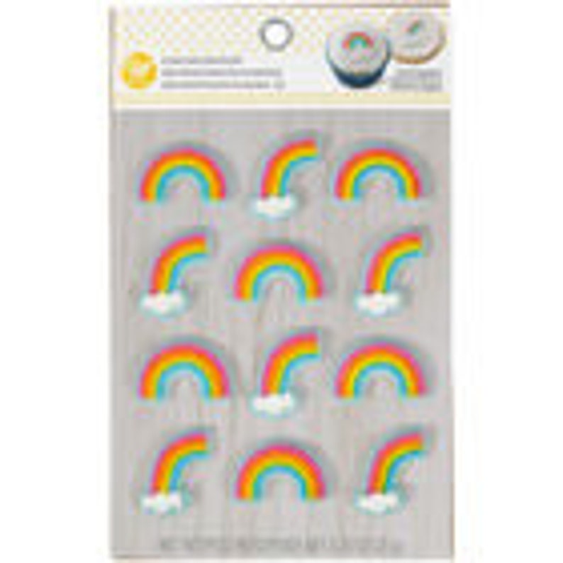 Icing Decorations Rainbow Dot Mix 12 Ct - Etsy