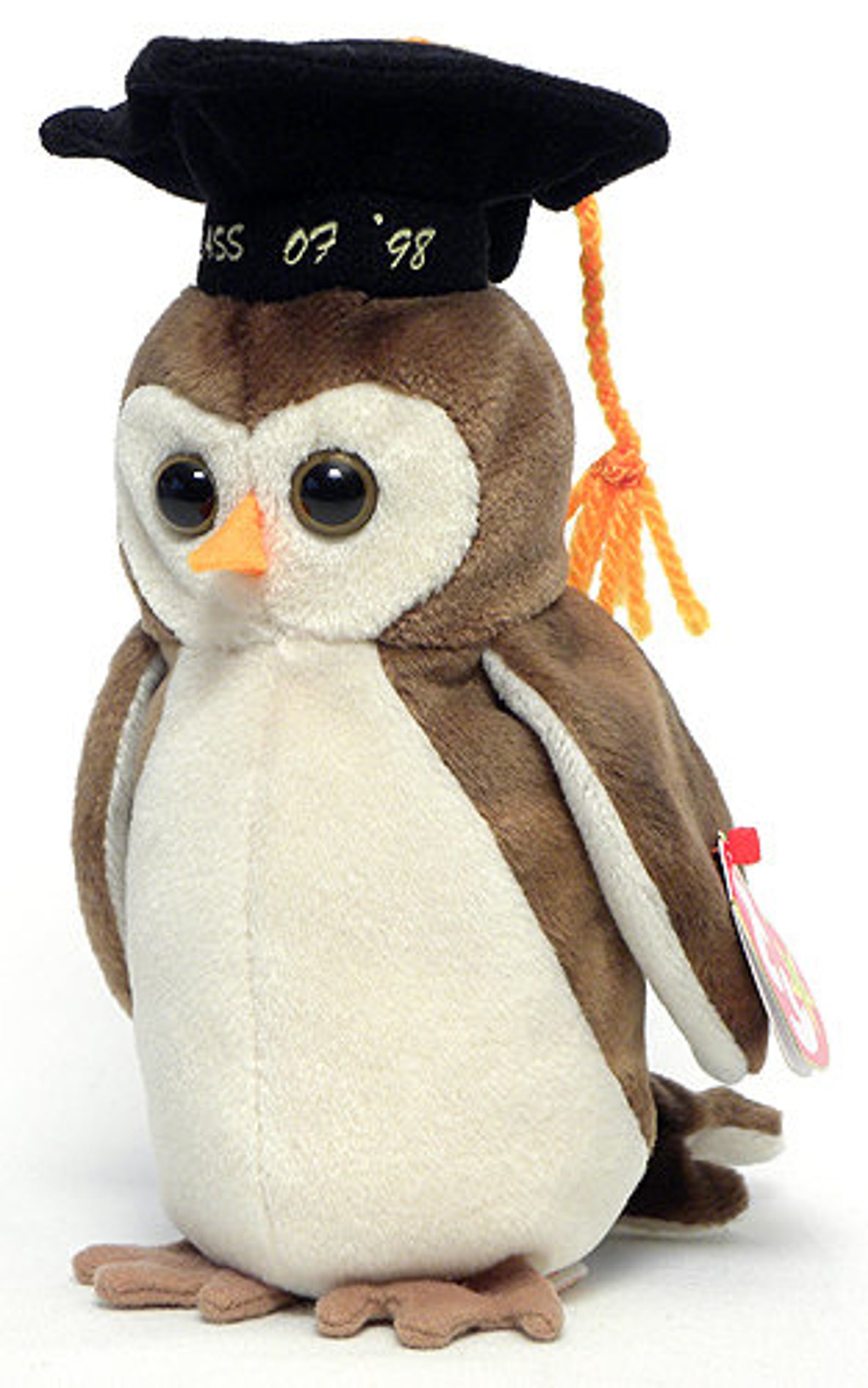 Ty Beanie Baby Owl Wise Class of 1998 | Etsy