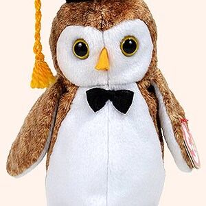 Ty Beanie Baby Owl Wise Class of 1998 - Etsy